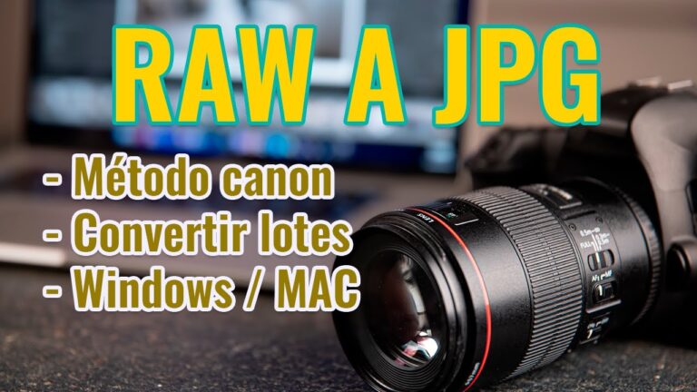 How to change RAW format to JPG on Canon camera?