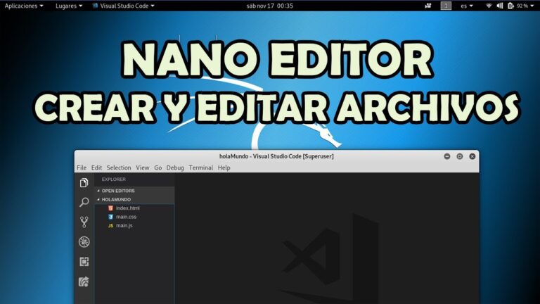 ¿Cómo editar archivos de texto en Linux?