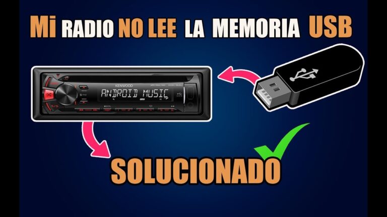 ¿Cómo conectar USB al radio?