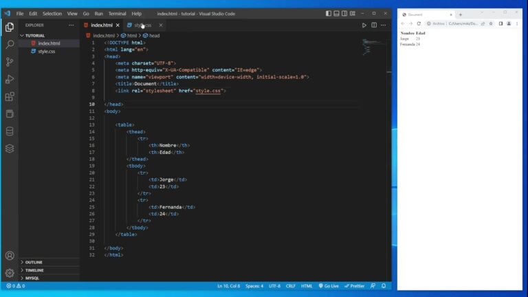 Comment mettre un tableau au centre du CSS