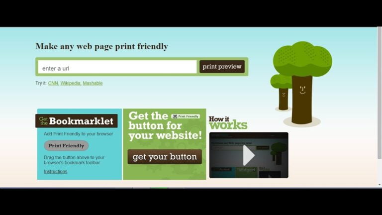 How to print a web page without ads