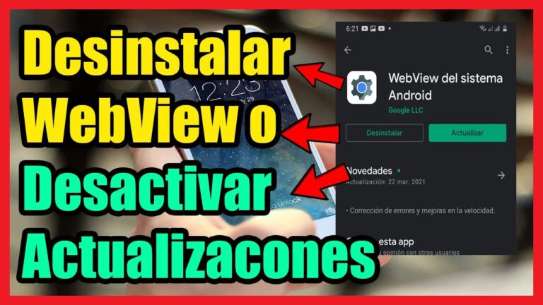¿Cómo solucionar el problema de WebView del sistema Android?