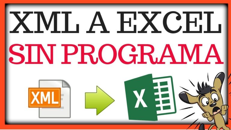 ¿cómo Puedo Convertir Un Archivo Xml A Excel