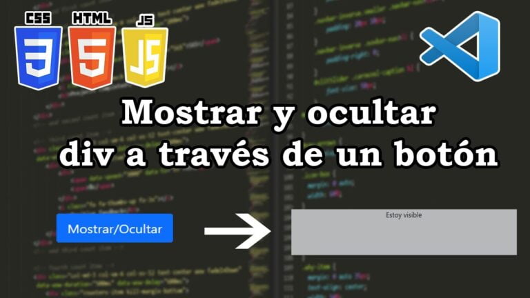 ¿Cómo ocultar y mostrar un div con CSS?
