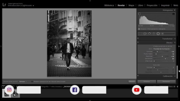 Lightroom でビネットを作成する方法は?