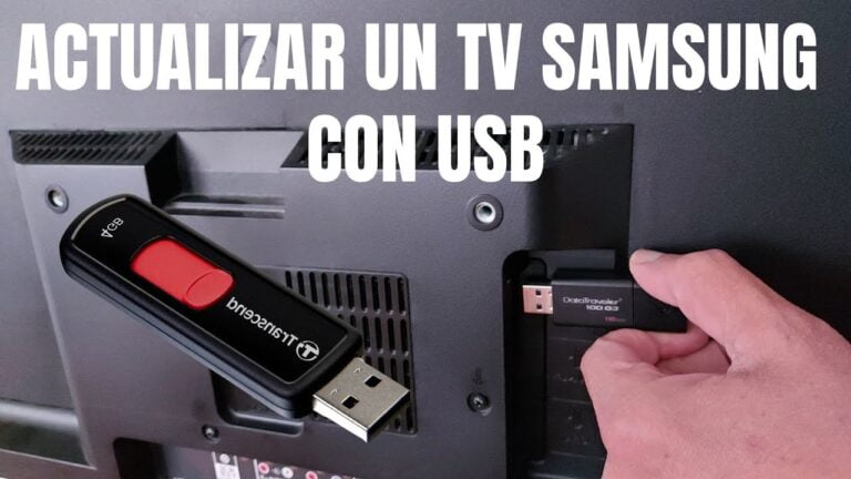How to update an old Samsung Smart TV via USB?