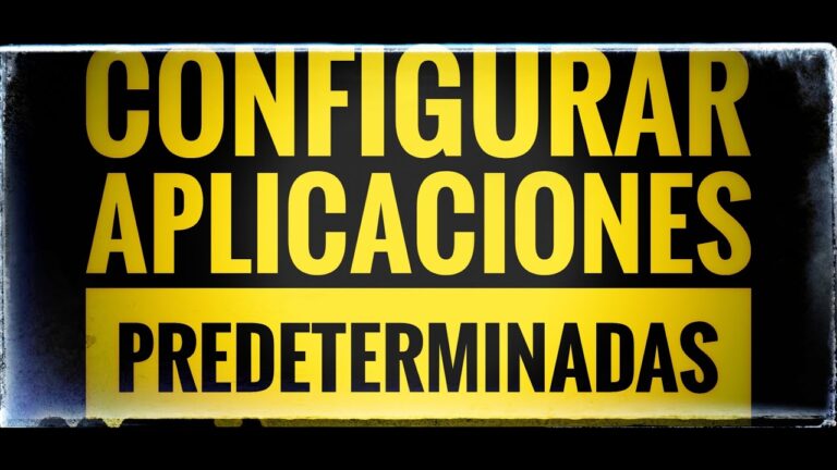 ¿Cómo poner una aplicación predeterminada?