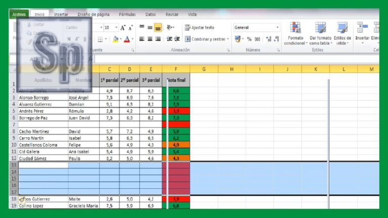 ¿Cómo hago para insertar varias filas en Excel?