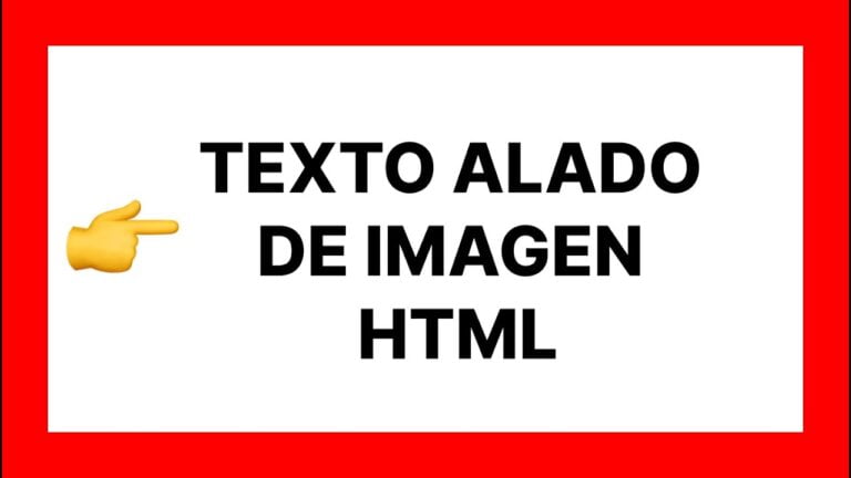 ¿Cómo poner una imagen al lado de un texto en HTML?
