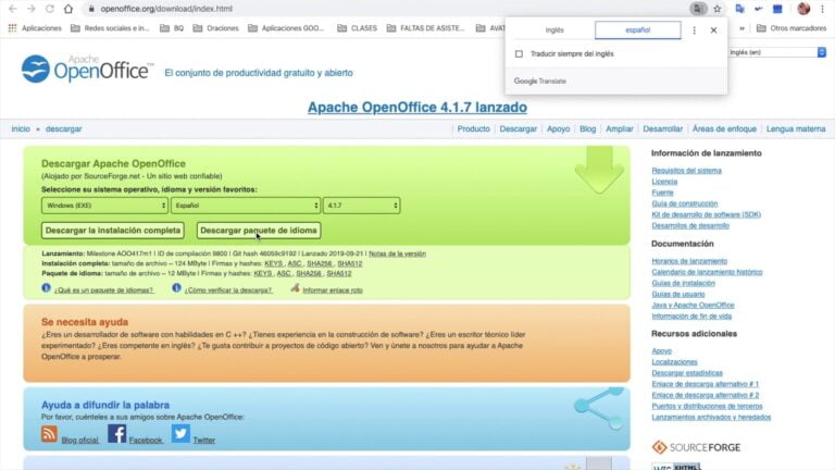 How to install the OpenOffice language pack?