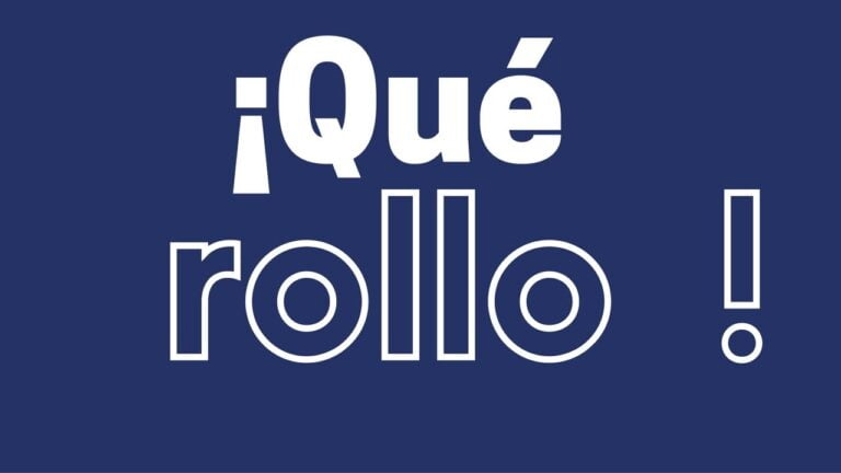 ¿Que se significa rollo?