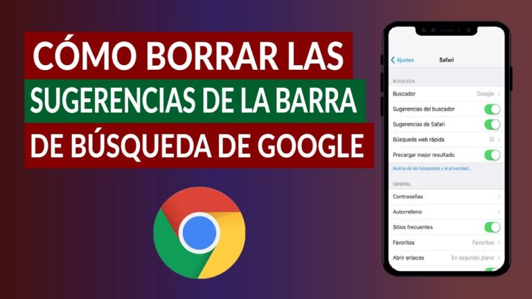 ¿Cómo eliminar las sugerencias de búsqueda en Google?