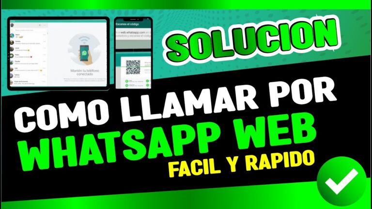 ¿Cómo llamar a alguien por WhatsApp en PC?