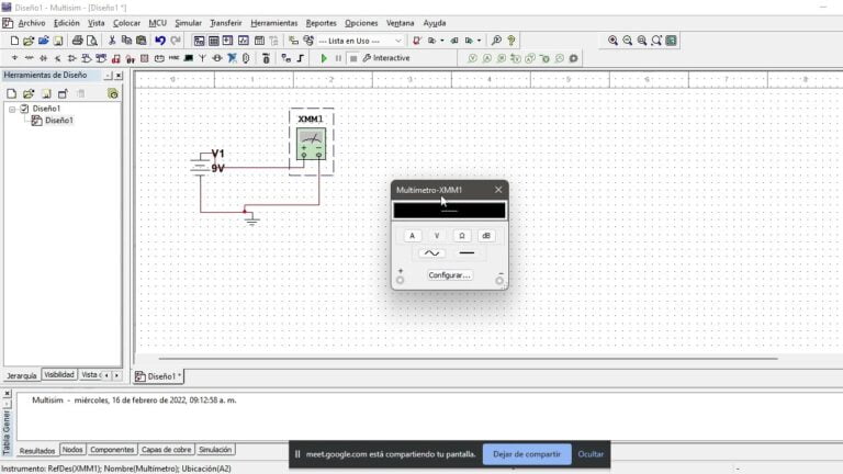 How to place land in Multisim?