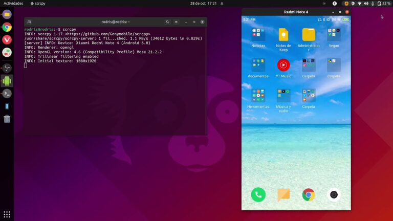 ¿Cómo conectar mi celular a Linux?