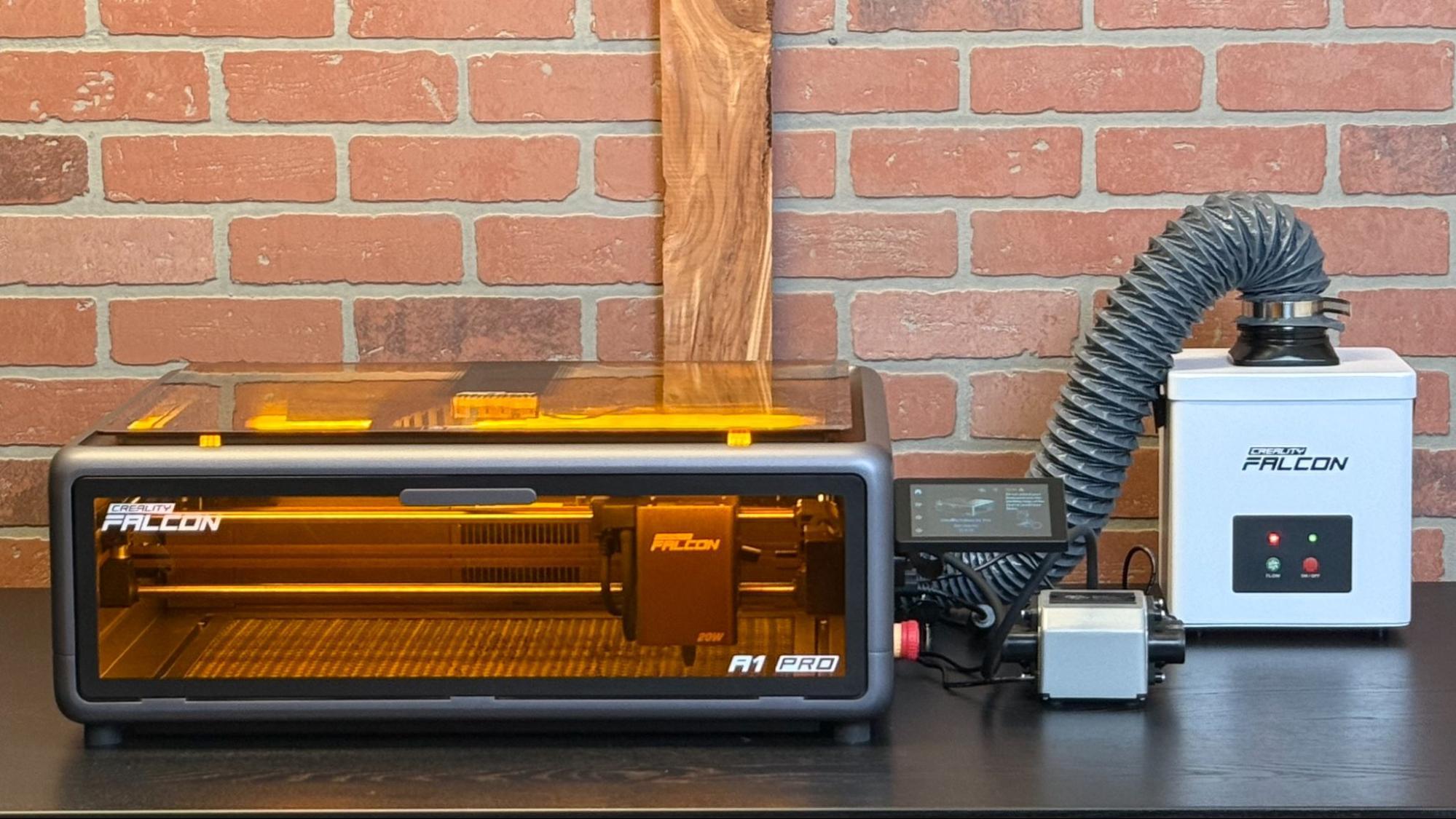 Creality Falcon A1 Pro 20W: быстрая лазерная резка, ИИ и камера