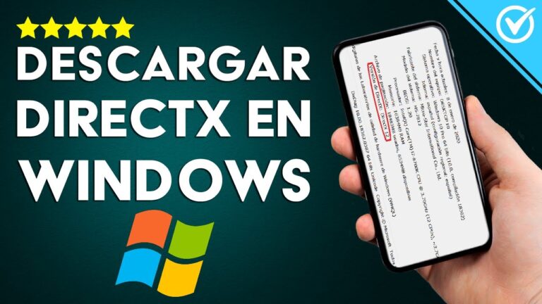¿Cómo instalar DirectX en Windows 7?