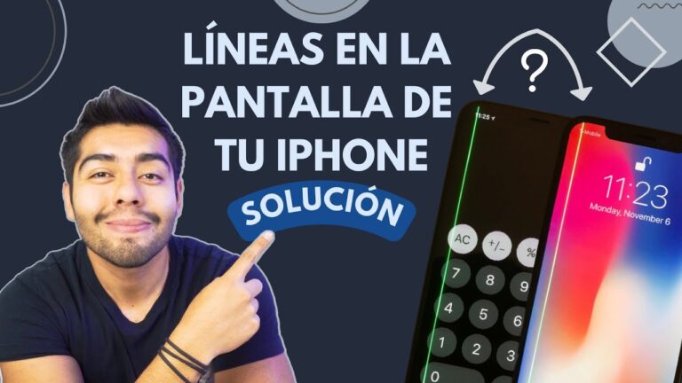 ¿Qué hacer si te sale una raya verde en la pantalla?