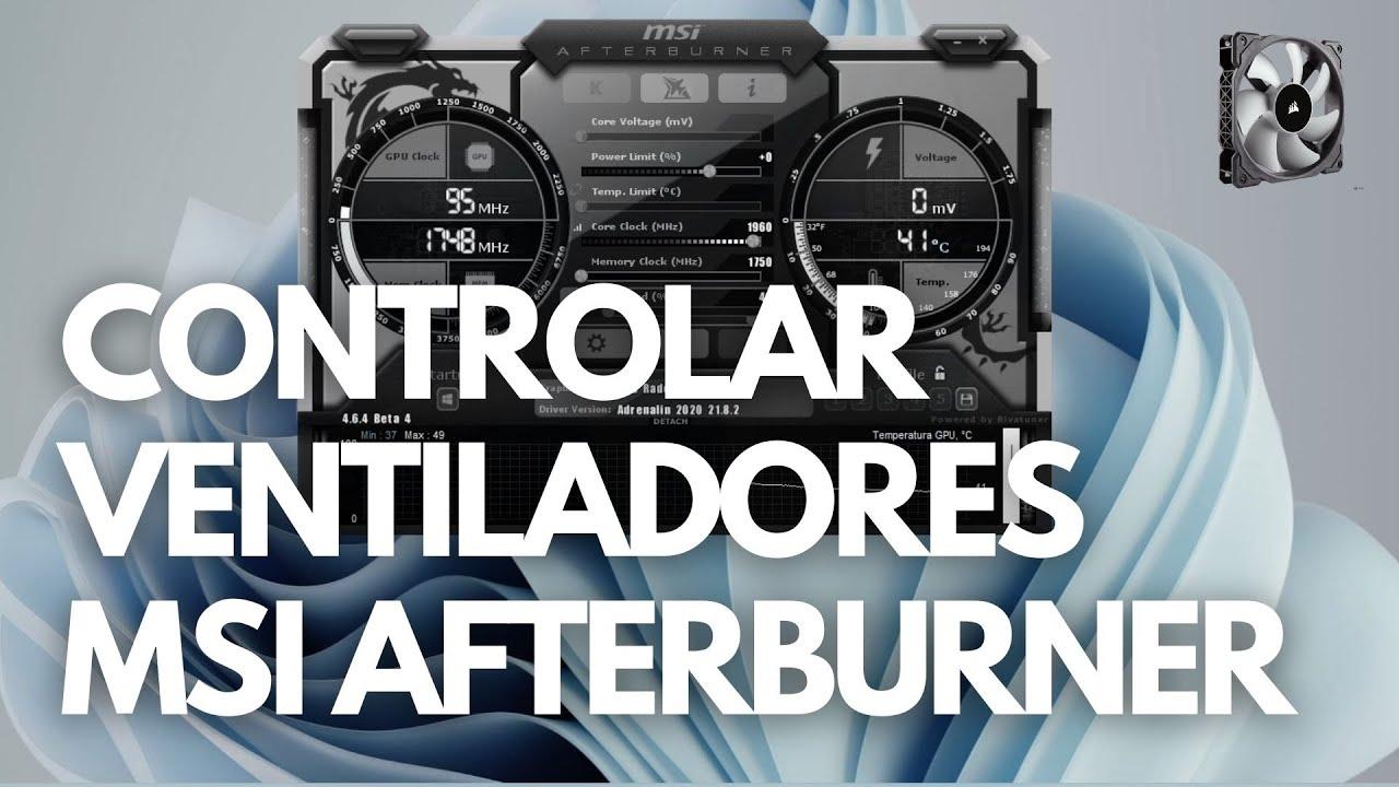 Afterburner: I-configure ang mga fan curve sa iyong GPU