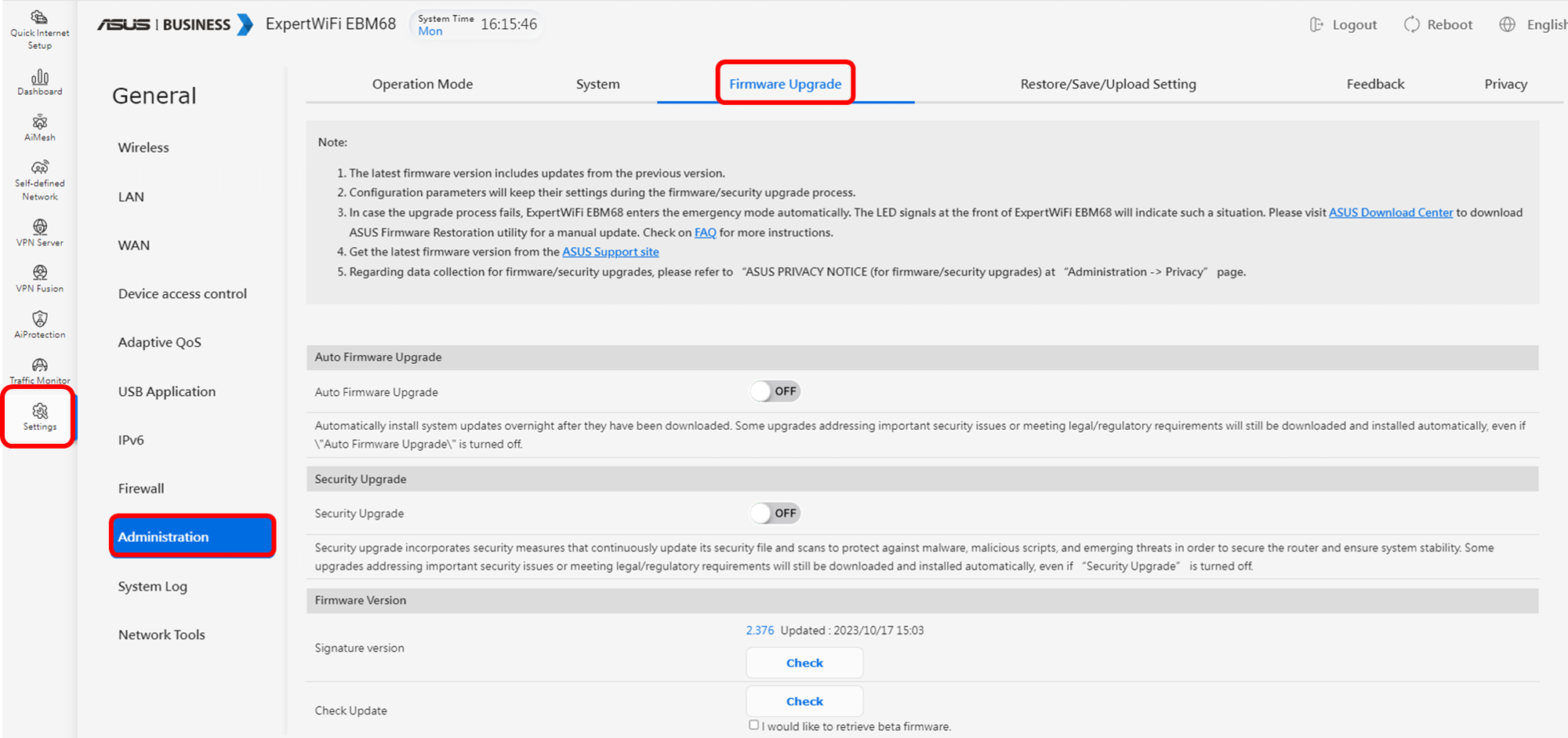 Atualizando o firmware do roteador ASUS: guia completo