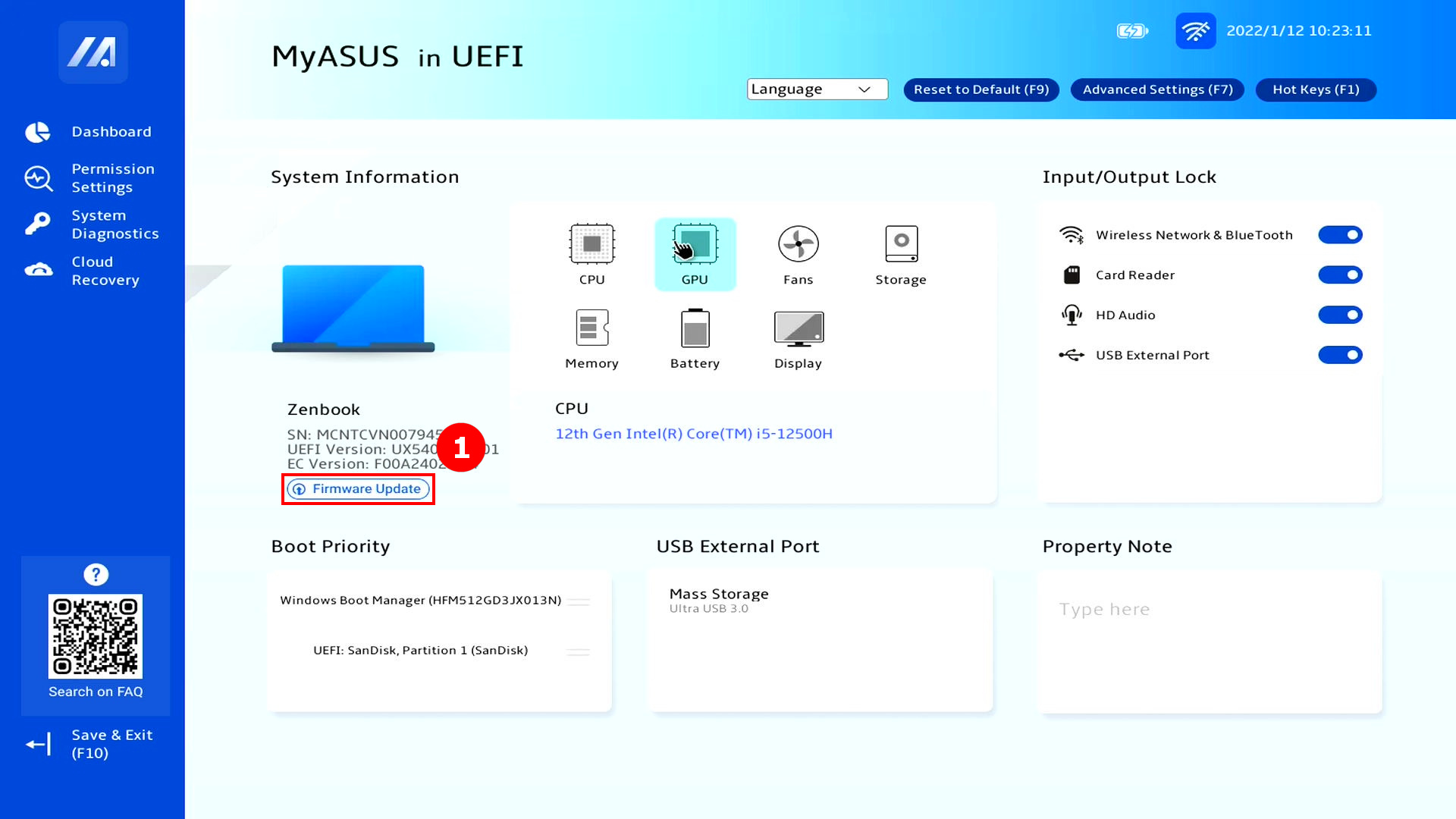 How to safely update the BIOS/UEFI on ASUS