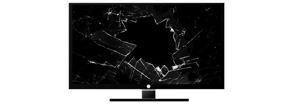 Monitor with a broken screen: solutions, cost and options
